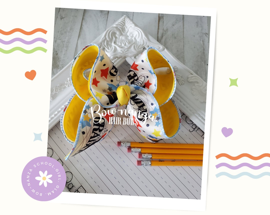 Preschool Graduation Ribbon Hair Bow - Etsy