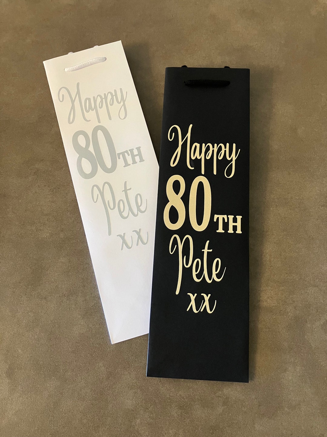 Personalised Birthday Gift Bag With Age and Name, Birthday Bag Name Bag ...
