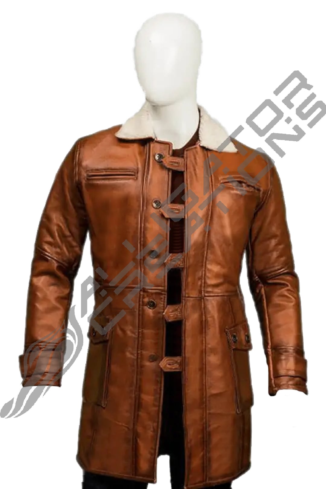 Dark Knight Rises Bane Costume Tom Hardy Real Fur Shearling Genuine ...