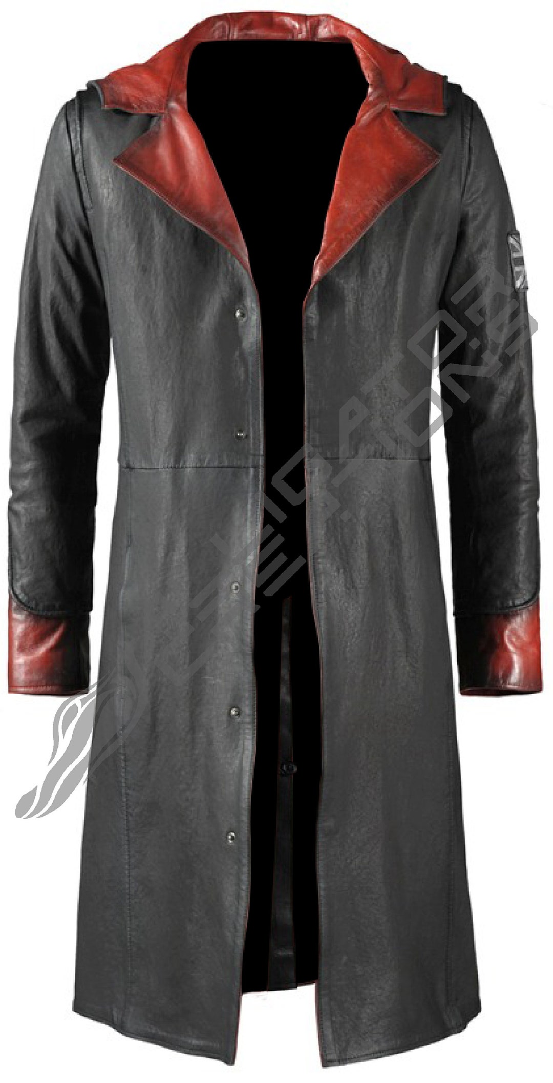 Mens Cosplay Costume Devil May Cry Long Coat Genuine Sheepskin - Etsy