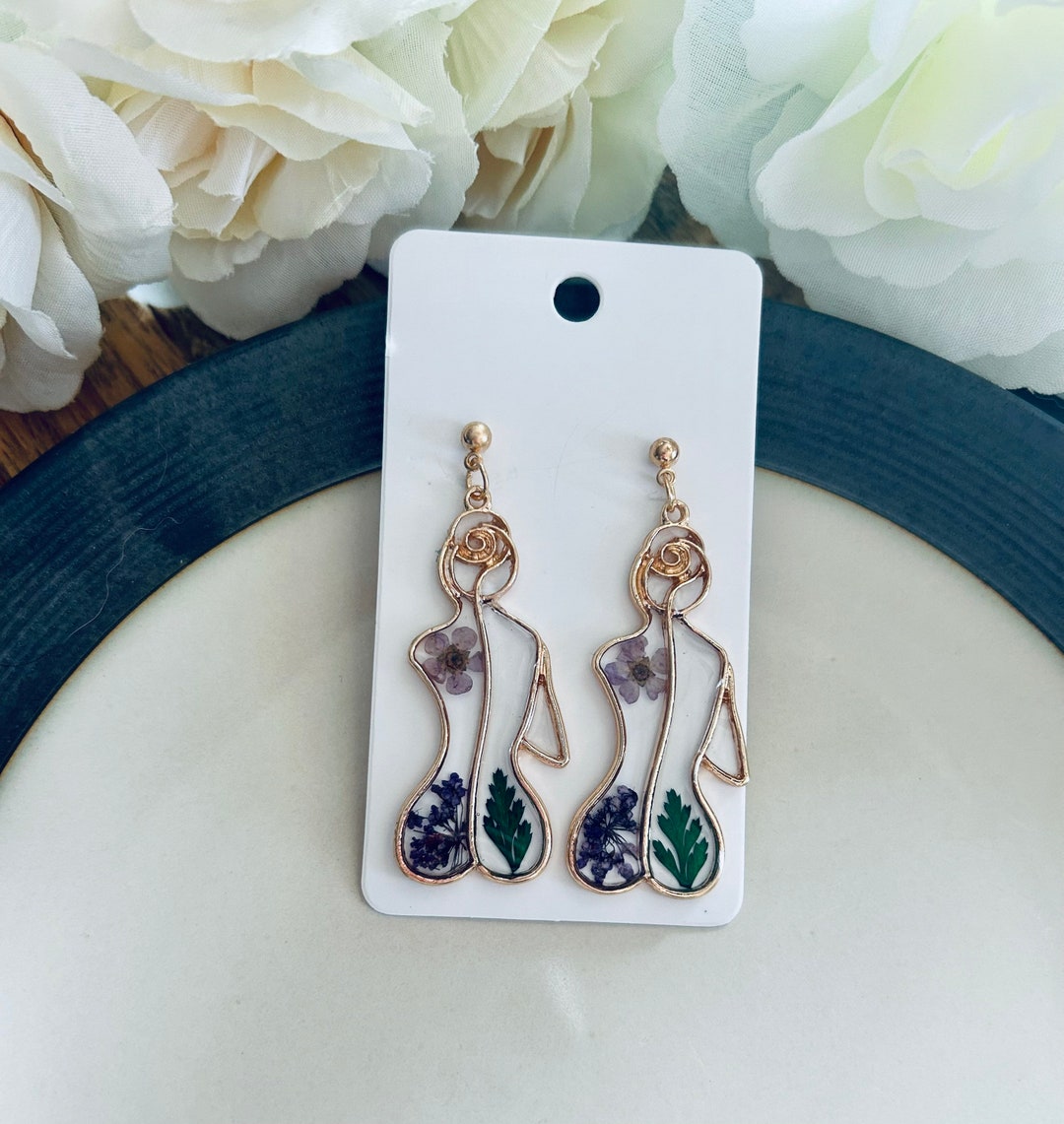 Female Body Earrings Feminist Earrings Boho Earrings - Etsy