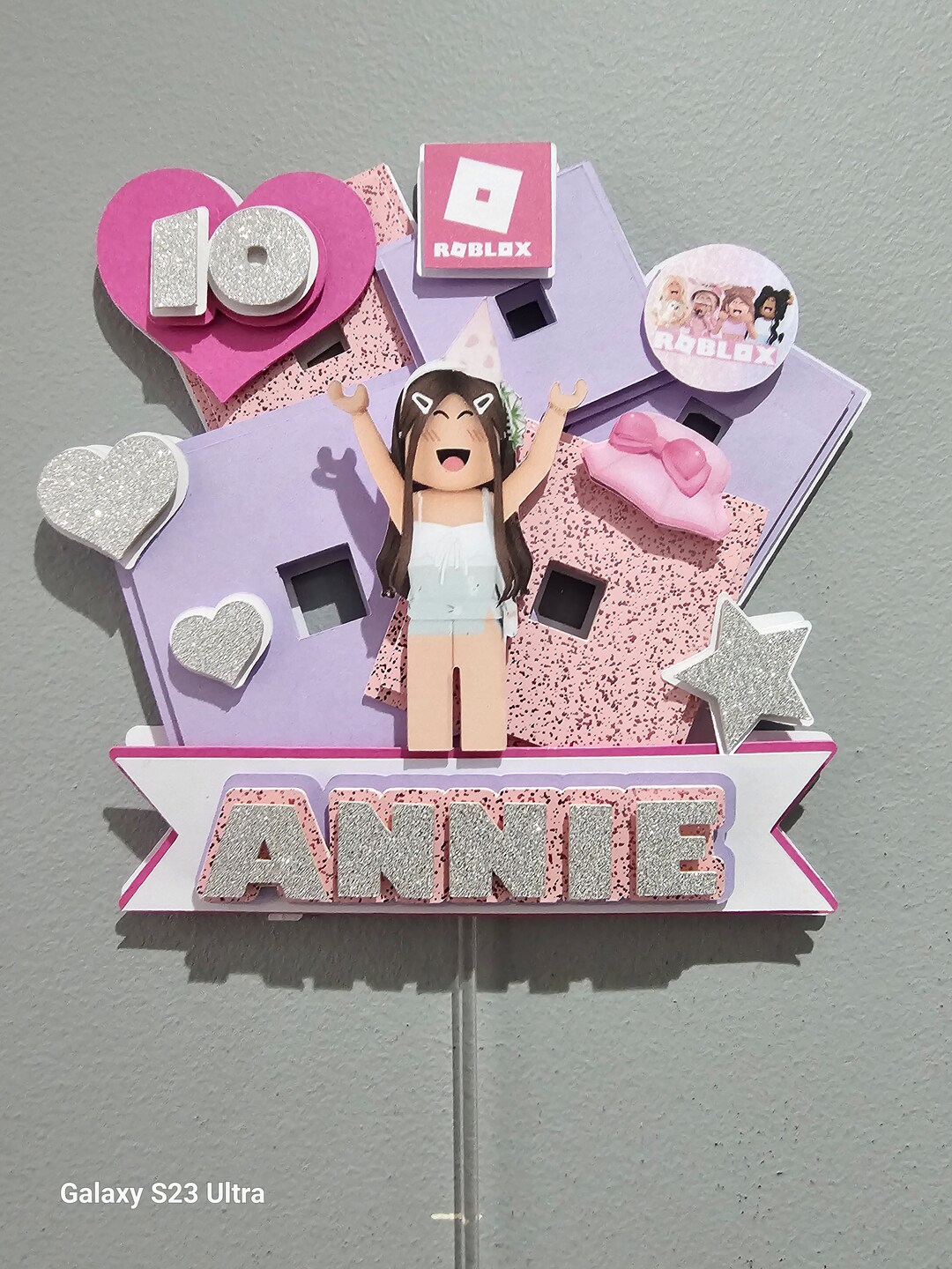 Roblox Inspired Cake Topper - Etsy UK