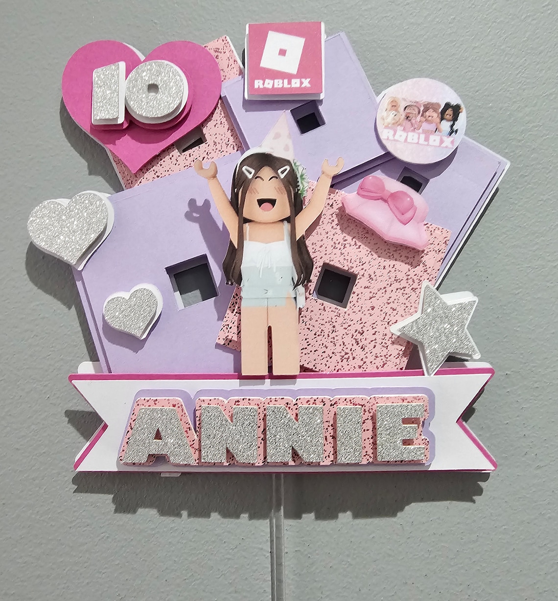 Roblox Inspired Cake Topper - Etsy UK