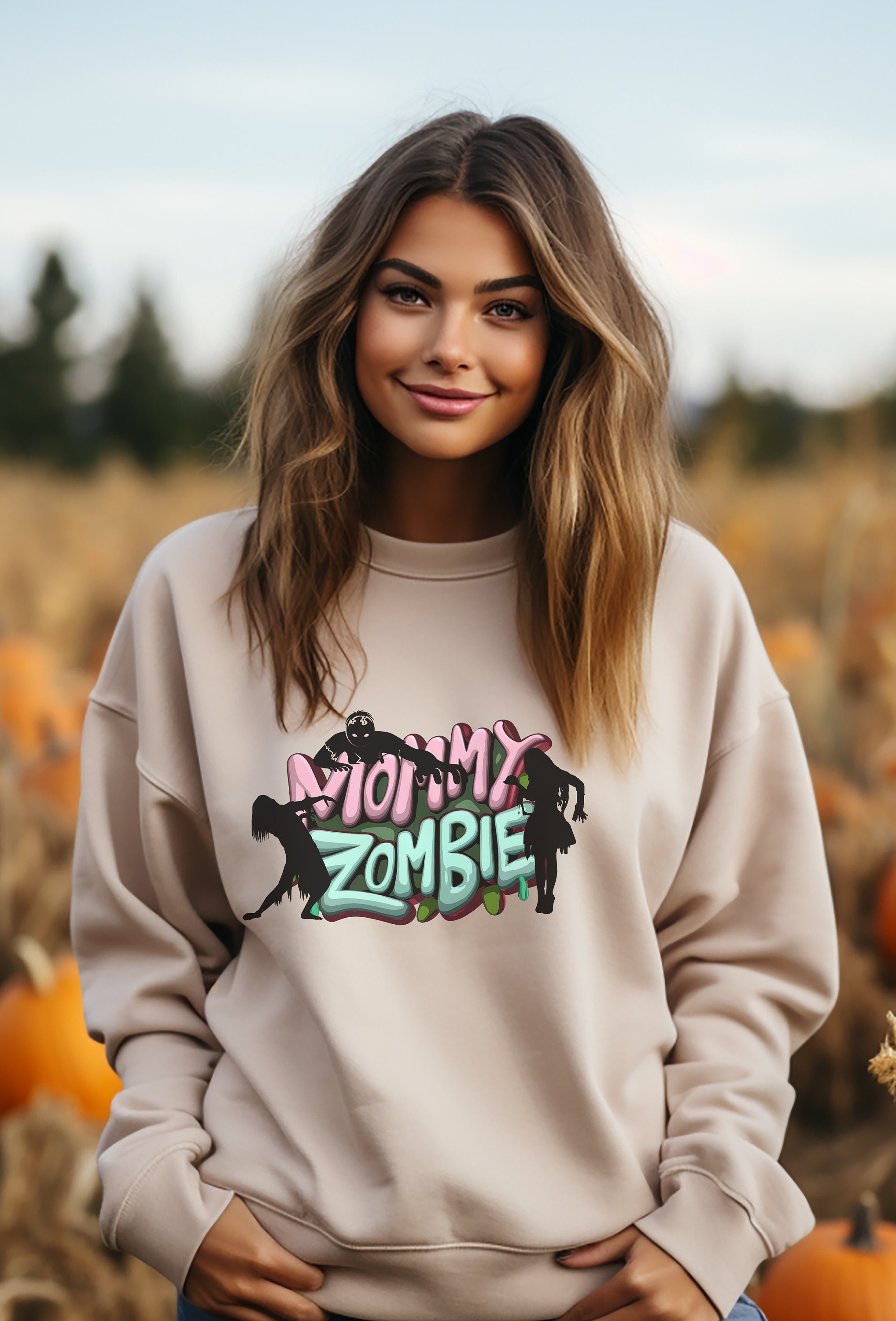 Mombie Halloween PNG, Mommy Zombie. Quirky Cute Halloween PNG ...