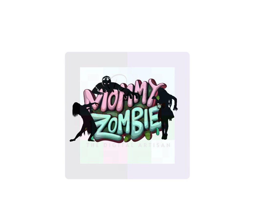 Mombie Halloween PNG, Mommy Zombie. Quirky Cute Halloween PNG ...