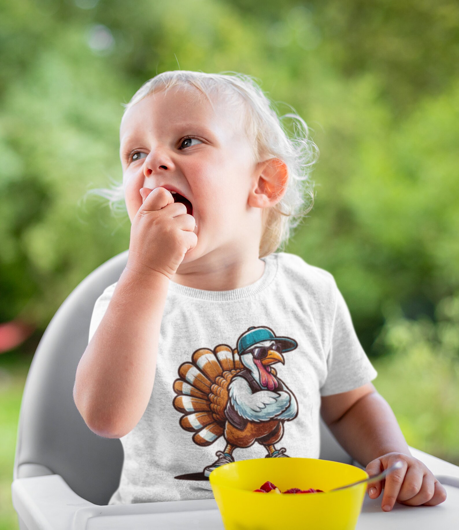 Funny Thanksgiving Turkey PNG, Too Cool Watercolor Turkey Art Print ...