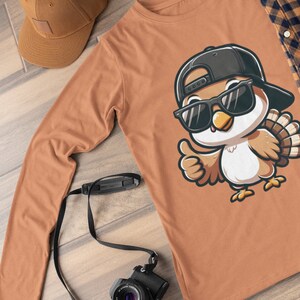 Baby Turkey Mini Bundle Clip Art. Cute Thanksgiving Turkeys Bundle PNG ...