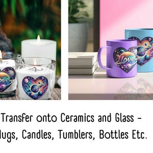 Galaxy Hearts PNG Bundle. Galactic Valentine Day Treasures, Outer Space ...