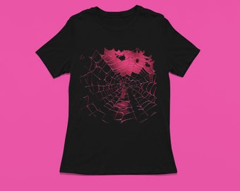 Spider Web T-shirt - Etsy