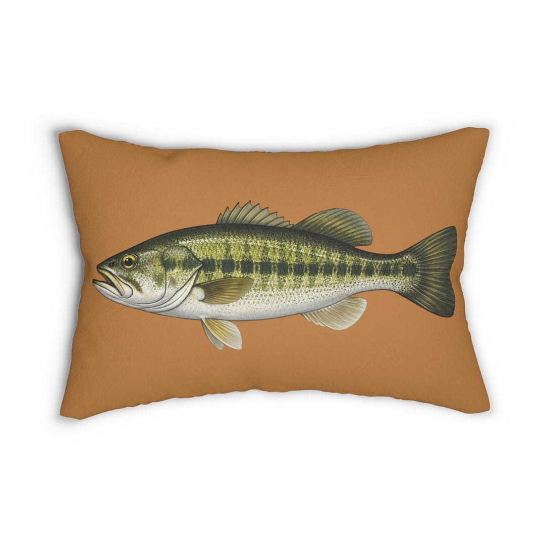 Personalized Catch & Release Fishing Pillow Lumbar Pillow | Custom ...