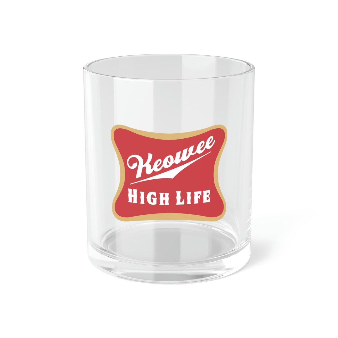 Lake Keowee High Life Bar Glass - Etsy