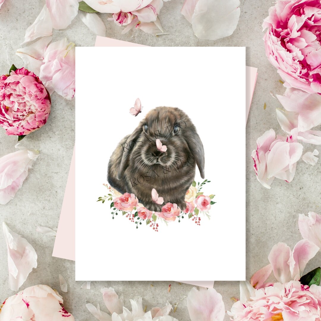 Rabbit Drawing, Rabbit Cottage Core Printable Art, Bunny Print, Nursery ...