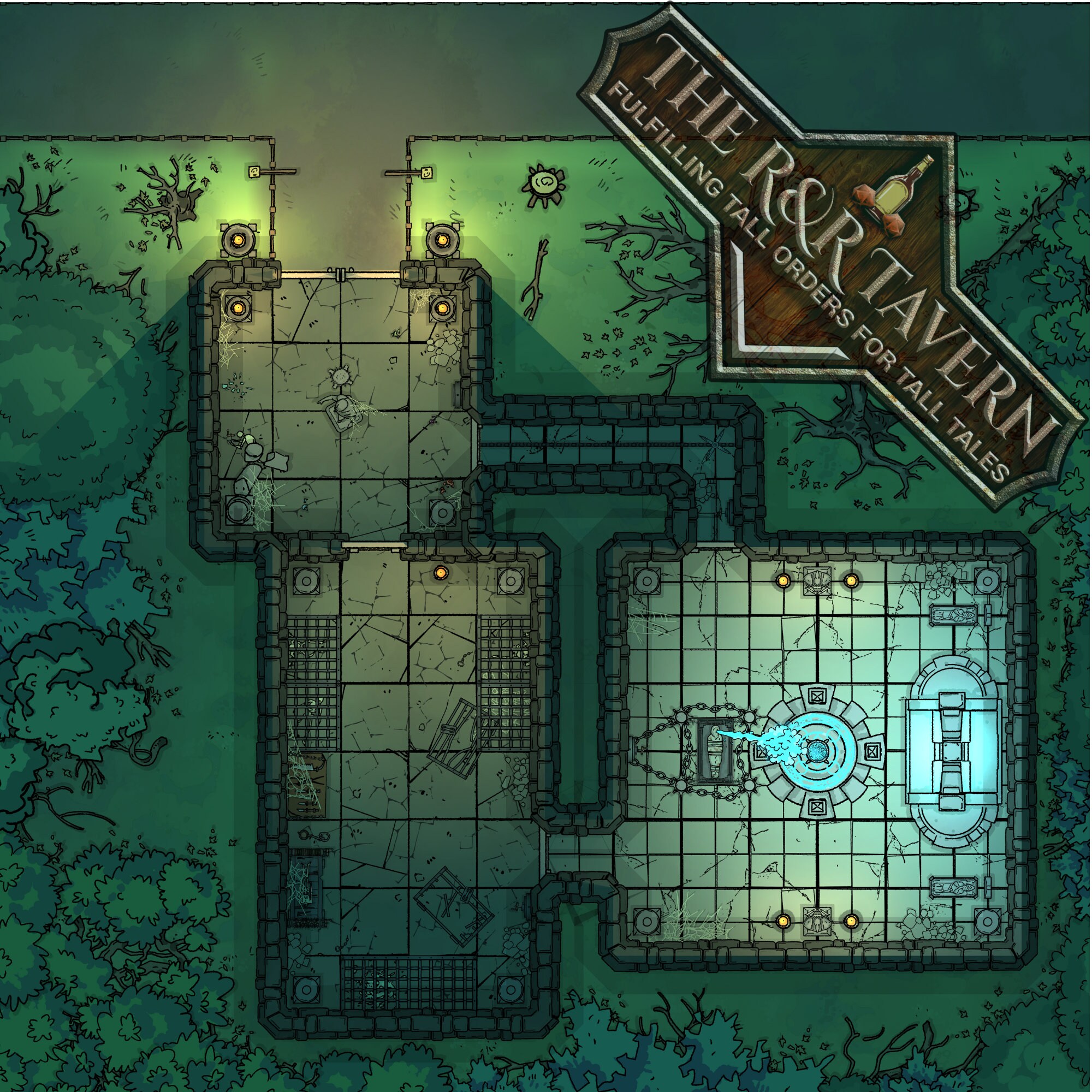 Dungeons and Dragons Virtual Tabletop Digital Map Download dnd Battle ...