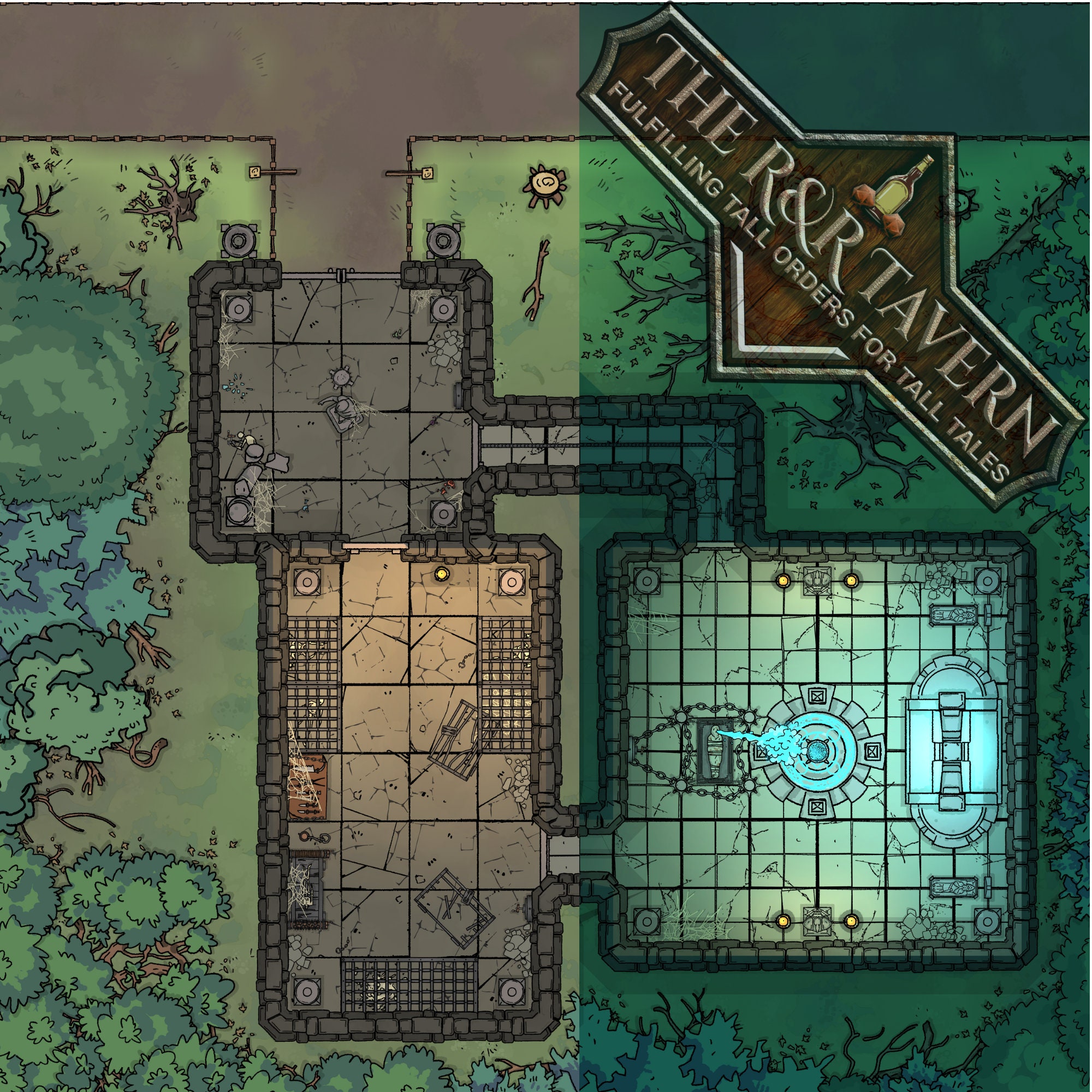 The Drunkards' Scenic Route - Dungeons and Dragons Virtual Tabletop ...