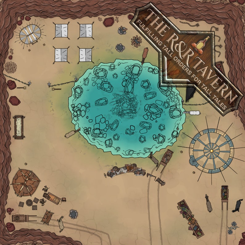 Digital Dungeons and Dragons Virtual Tabletop Map Download - Etsy