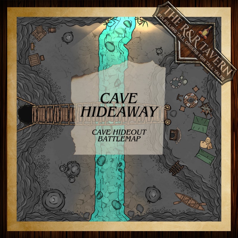 Cave Battle Maps - Etsy
