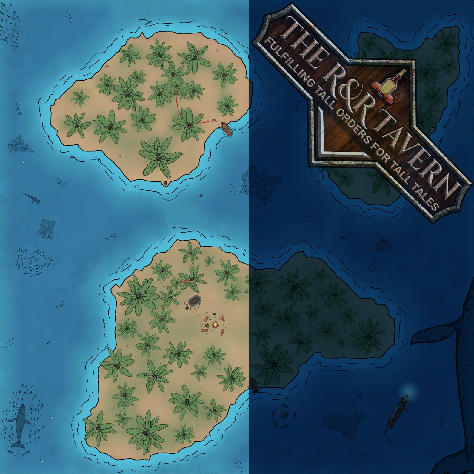 Dungeons and Dragons Virtual Tabletop Digital Map Download Dnd Battle ...