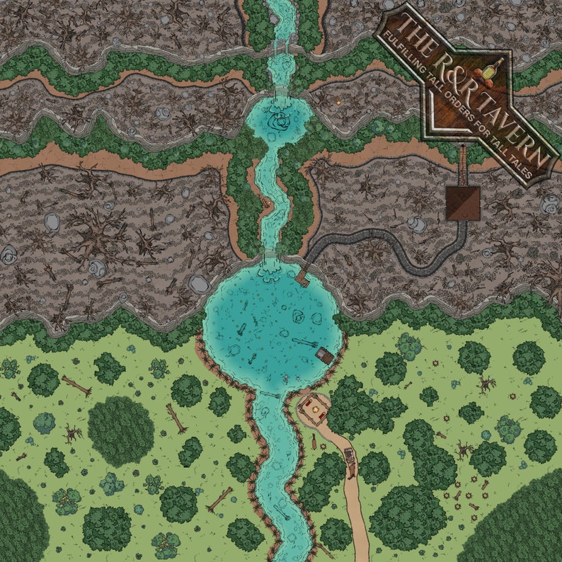 Dungeons and Dragons Virtual Tabletop Digital Map Download |dnd Battle ...