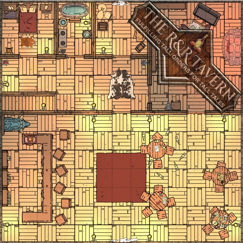 Dungeons and Dragons Virtual Tabletop Digital Map Download | Dnd Battle ...