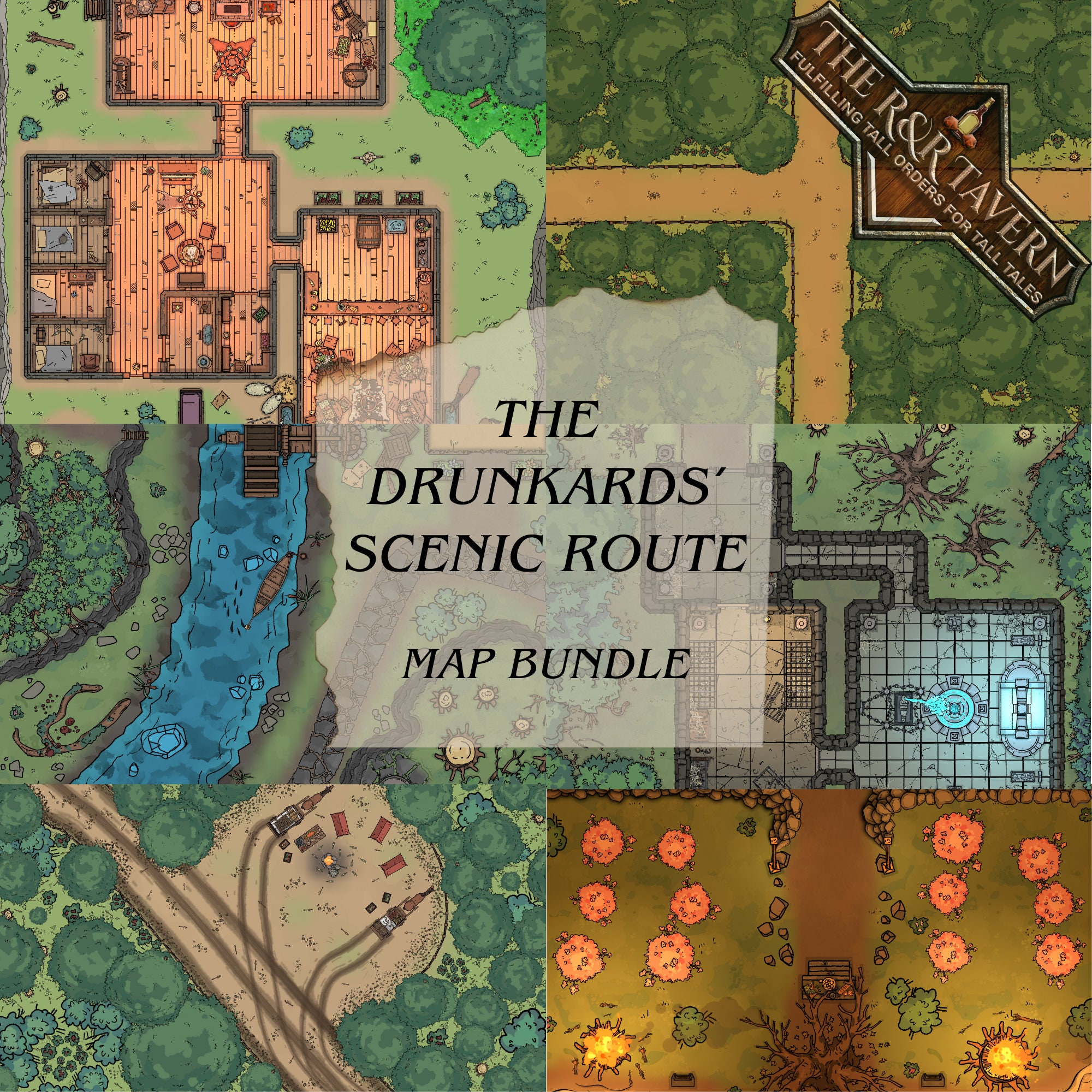 The Drunkards' Scenic Route Dungeons and Dragons Virtual Tabletop ...
