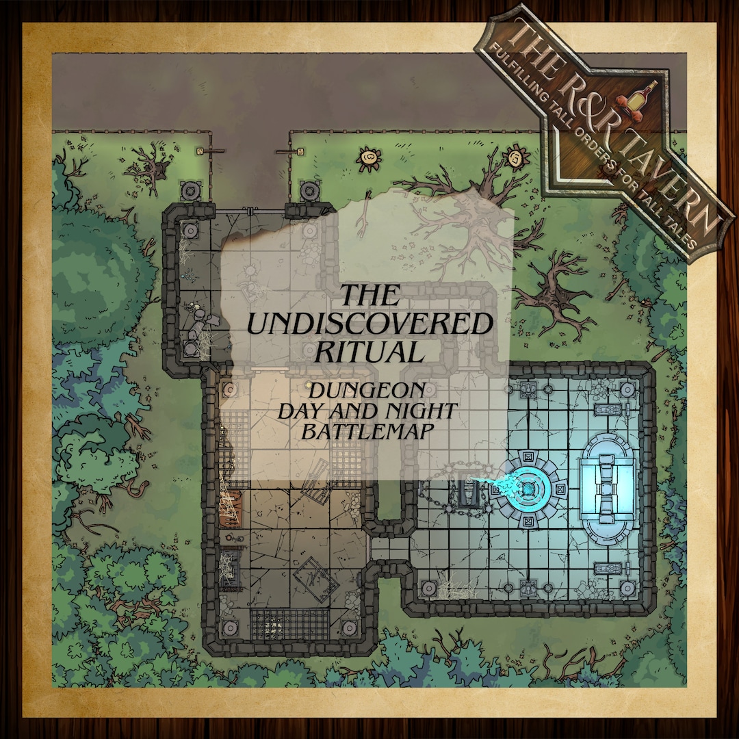 Dungeons and Dragons Virtual Tabletop Digital Map Download |dnd Battle ...