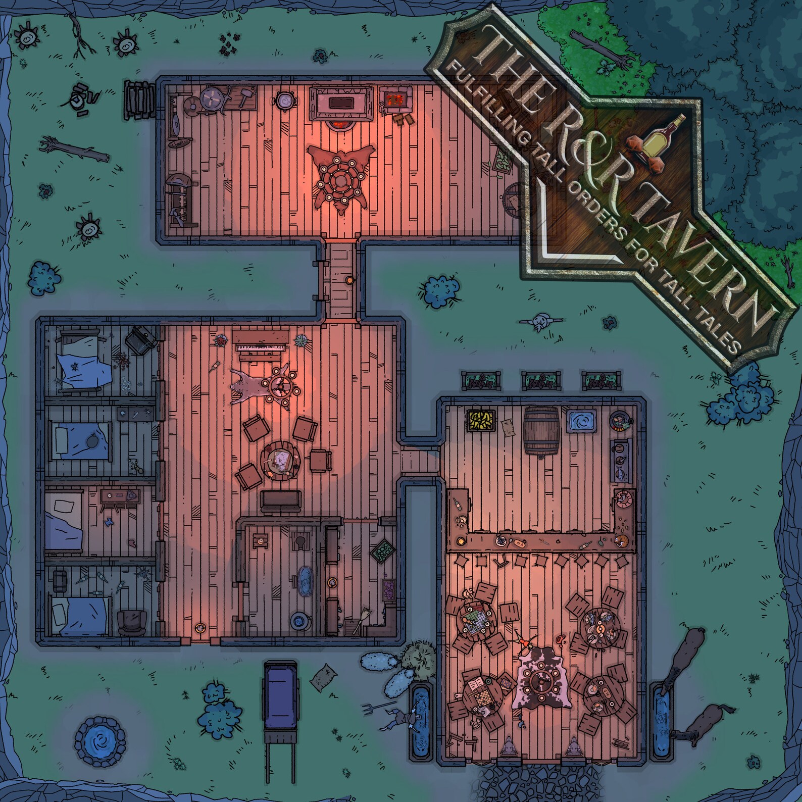 Dungeons and Dragons Virtual Tabletop Digital Map Download | Dnd Battle ...