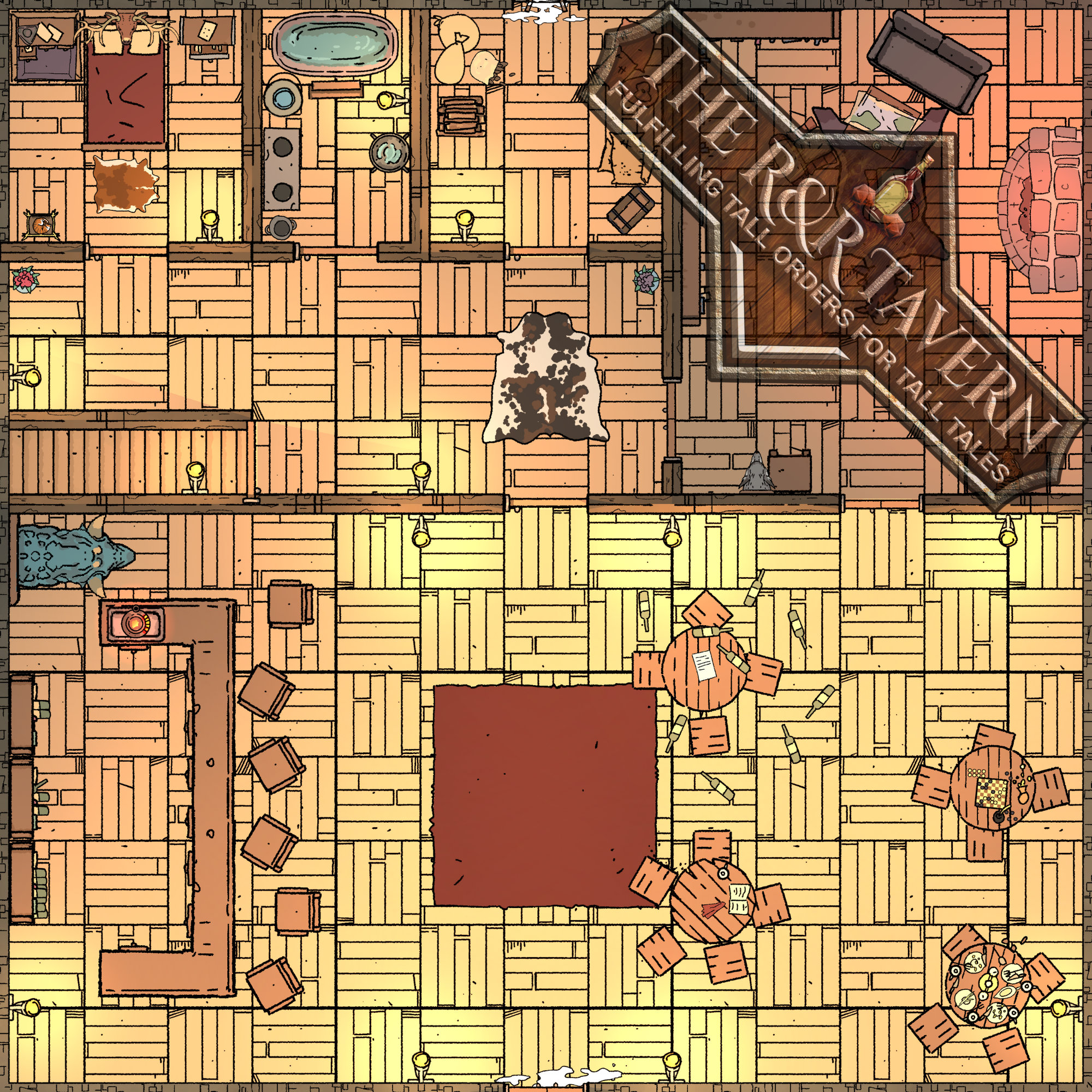 Dungeons and Dragons Virtual Tabletop Digital Map Download | Dnd Battle ...