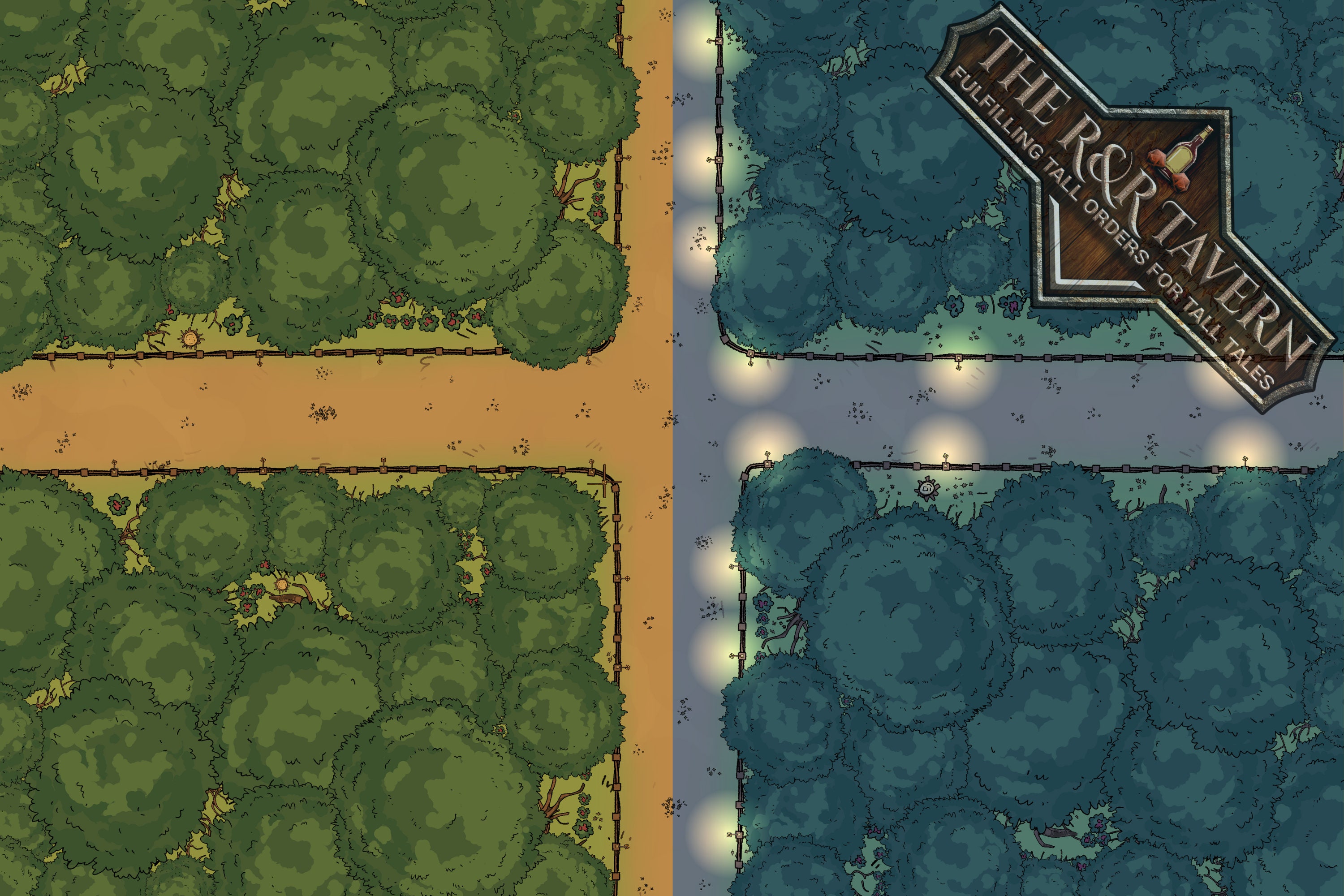 The Drunkards' Scenic Route - Dungeons and Dragons Virtual Tabletop ...