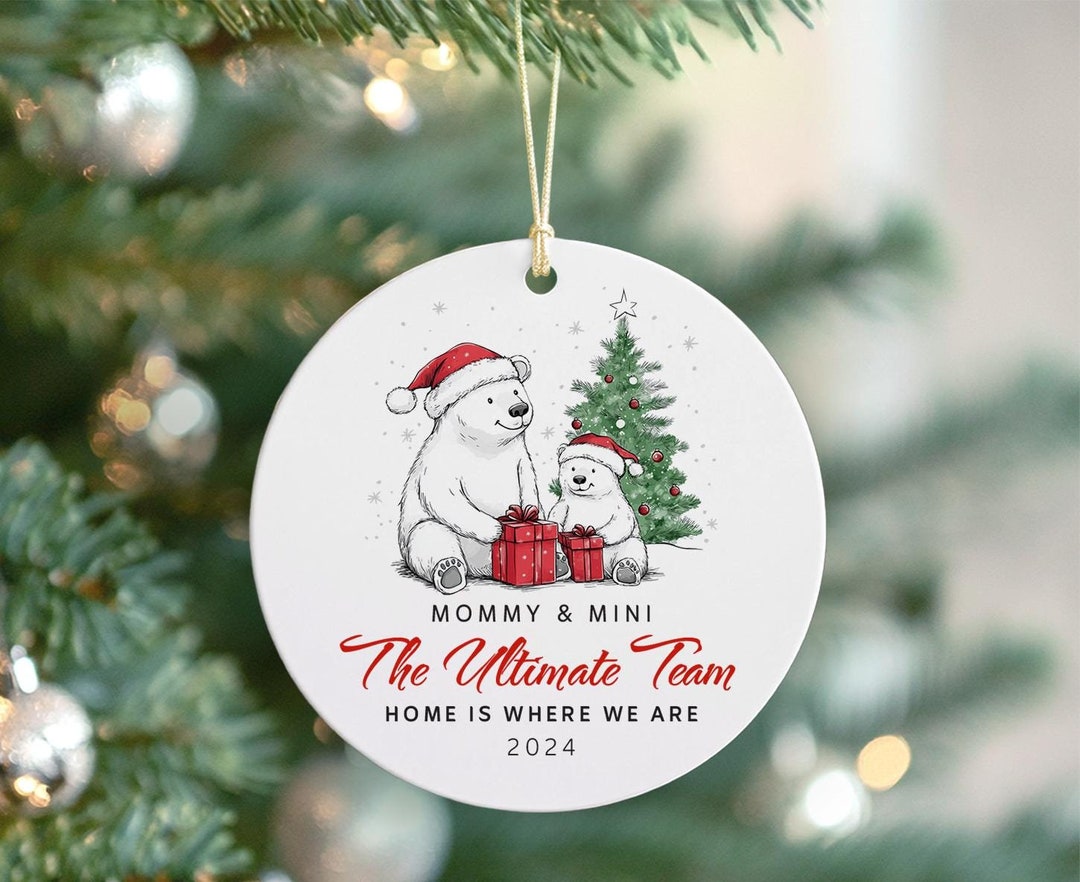 Single Parent - Mom/dad Holiday Ornament/custom Newborn Keepsake ...