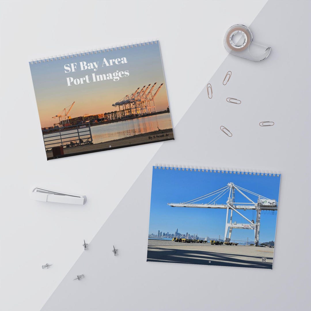 SF Bay Area Port Images Wall Calendars blank - Etsy