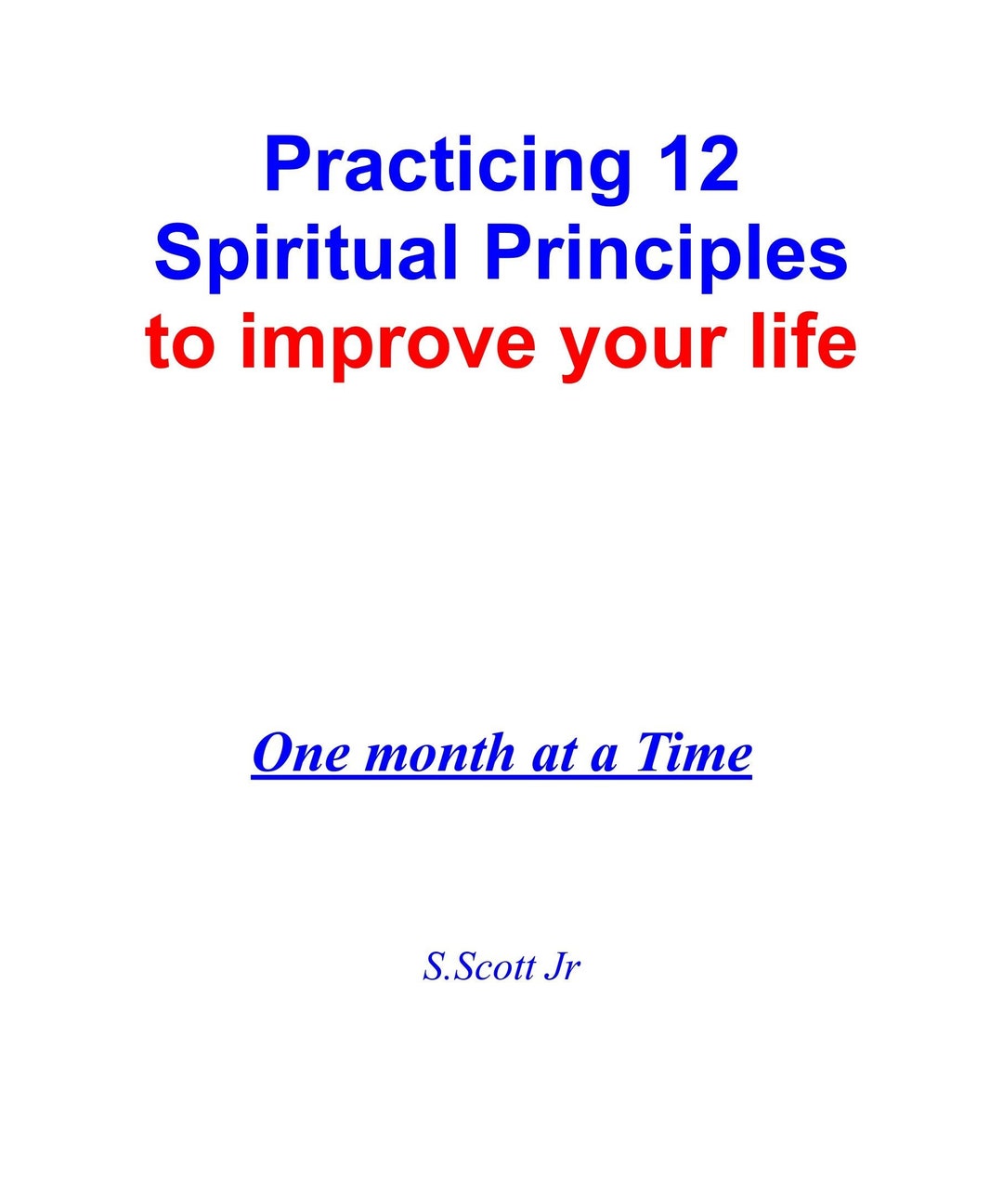 Pdf-practicing 12 Spiritual Principles/ to Improve Your Life - Etsy