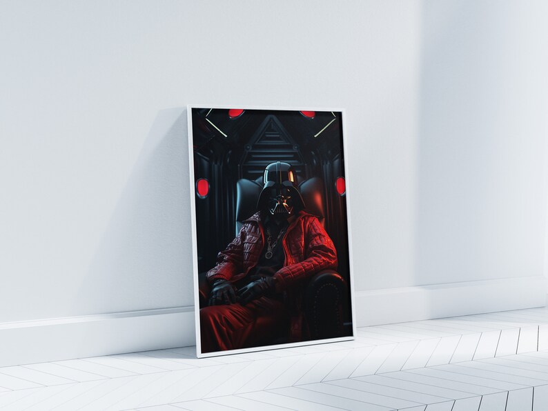 Darth Vader Gangster Darth Vader Art Print Star Wars Fan - Etsy