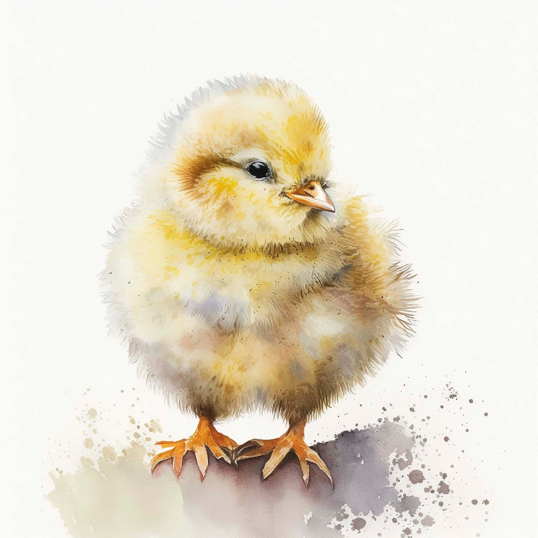 Baby Chick Digital File Nursery Baby Nursery Kids Room Animal Farm - Etsy