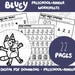 Bluey Activity Book - Etsy UK