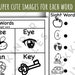 Preschool Kinder Sight Word Learning and Practice Pages - Homeschool ...
