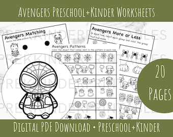 Pre-school Kinder Super Mario Bros Themed Worksheets - Homeschool ...