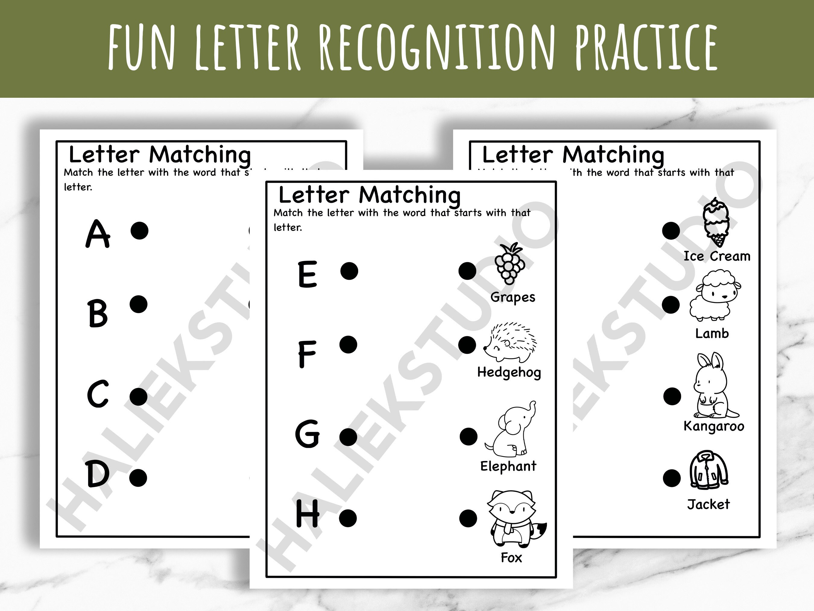 Pre-school Kinder Letter Recognition Worksheets Homeschool, Worksheet ...