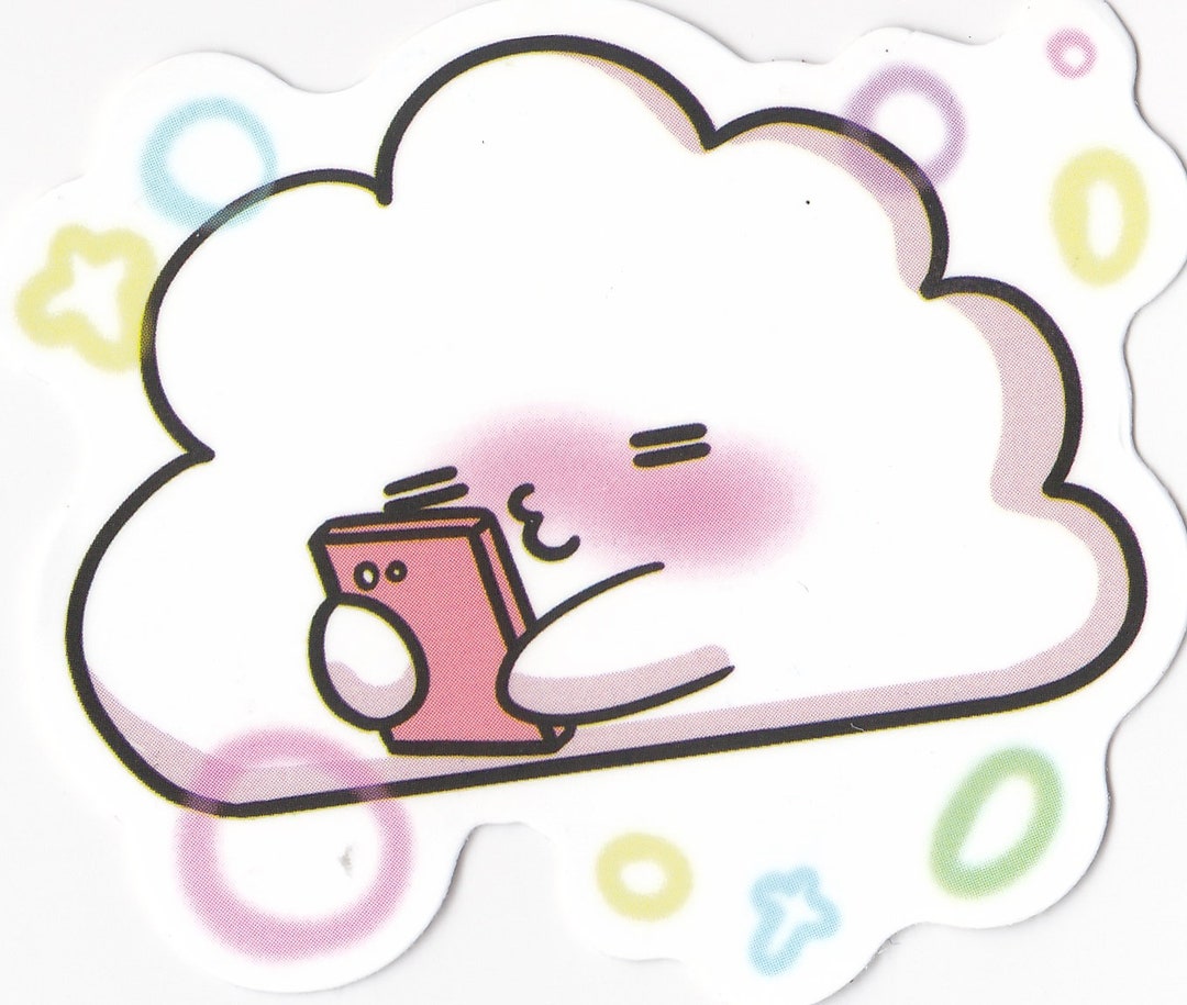 Book Loving Cloud Buddy Cute Stickers for Planner and Bullet - Etsy