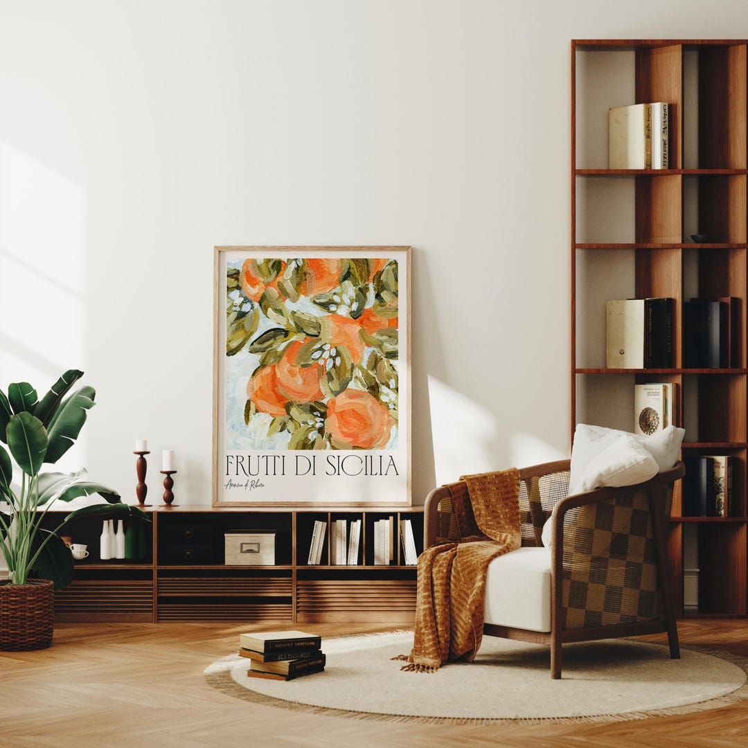 3x4 Wood Frame Mockup in Living Room,art Print Mockup,vertical Frame ...