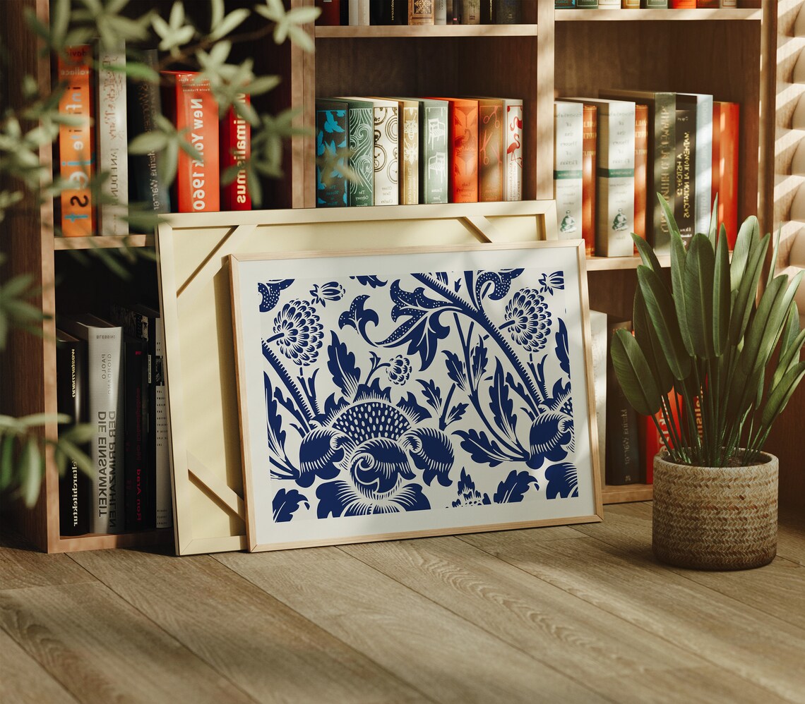 Horizontal Wood Frame Mockup,4x3 Ratio Frame,print Poster Mockup,art ...