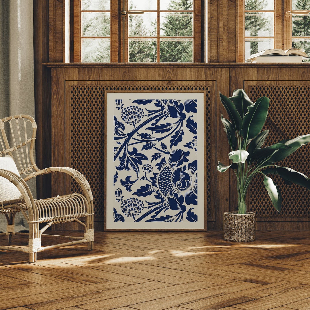 Boho Wood Frame Mockup,5x7 Ratio Frame in Living Room Interior,poster ...