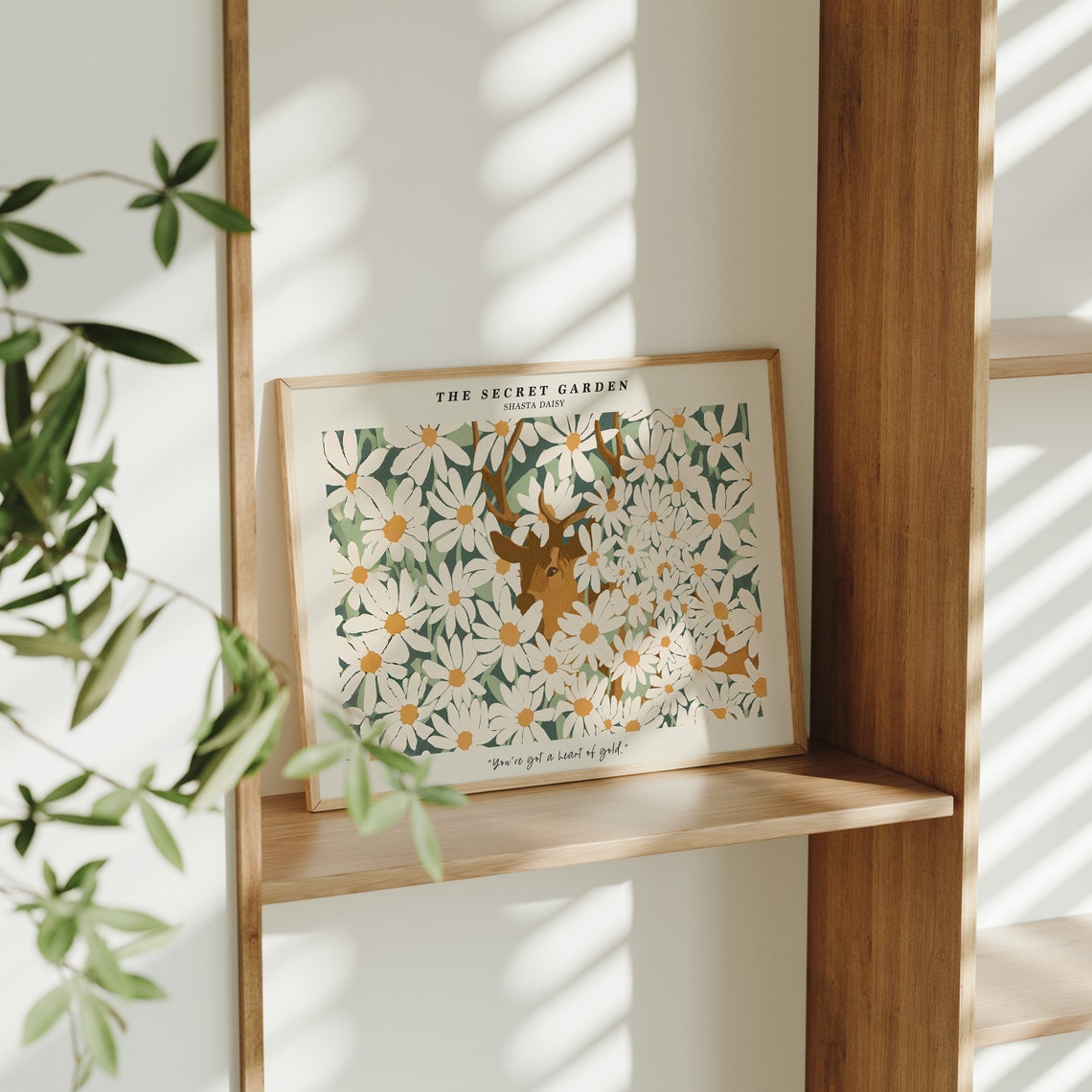 Horizontal Wood Frame Mockup,4x3 Ratio Frame Mock-up,art Print Display ...