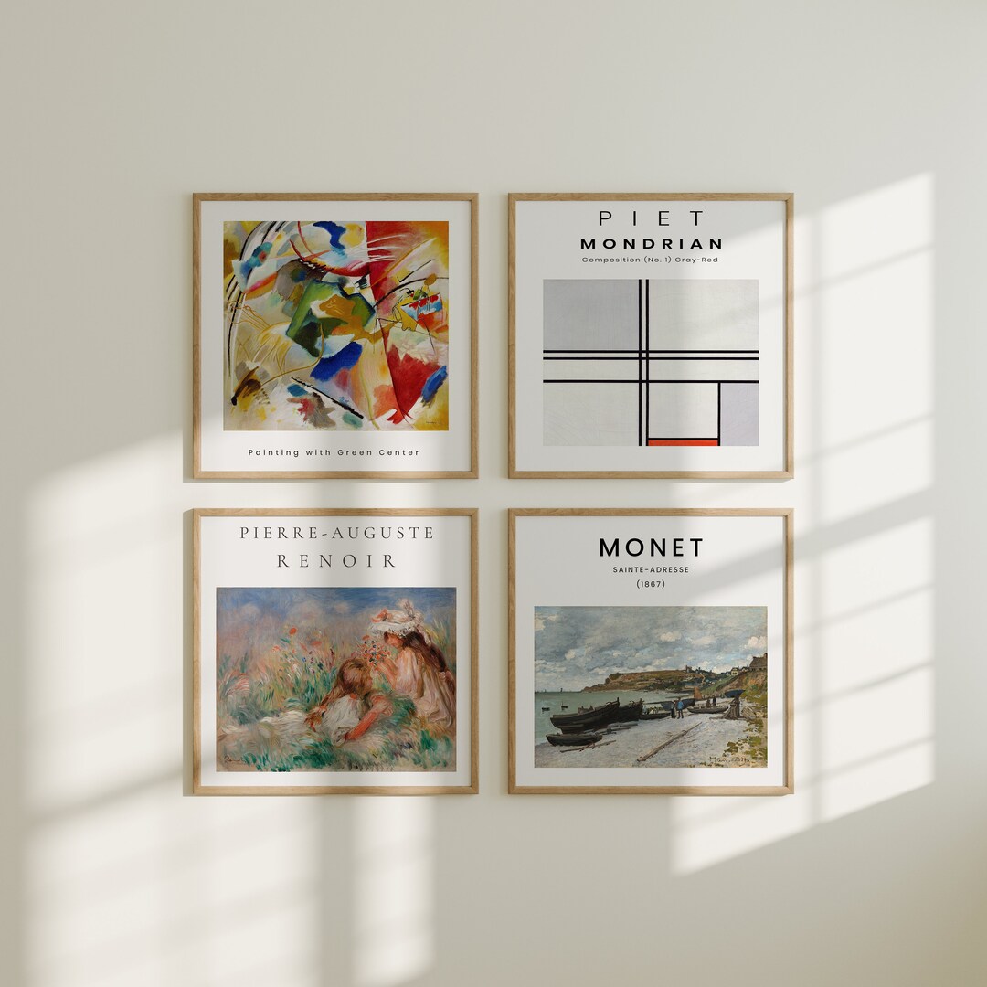 4 Square Frame Mockup,minimalist Frame Mockup,wall Art Mockup,print ...