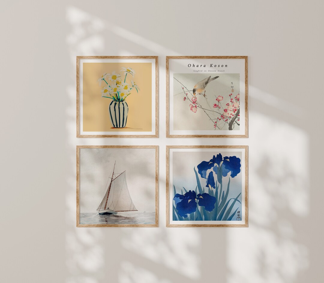 4 Square Frame Mockup,minimalist Frame Mockup,wall Art Mockup,print ...