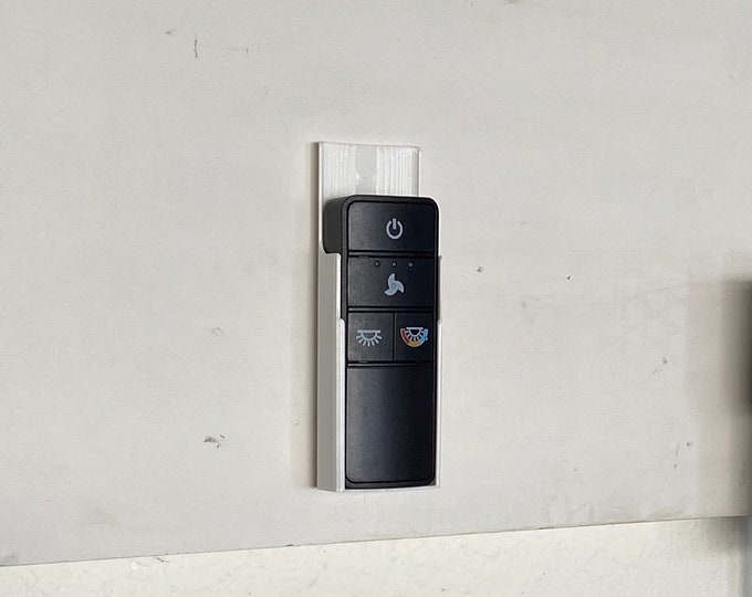 TV Cable or Satellite Decoder Receiver Remote Control Wall Holder Stand ...