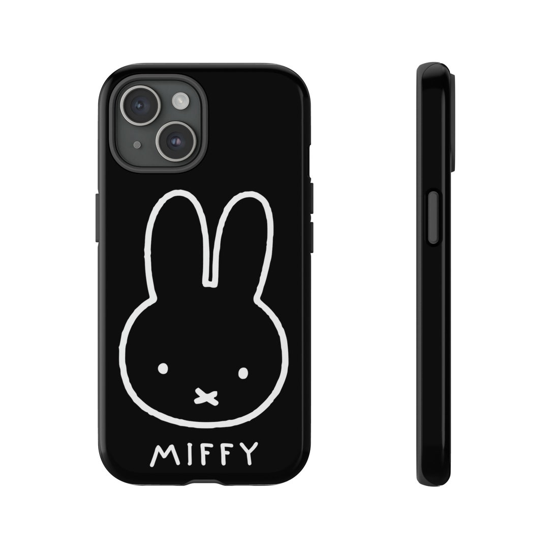 Black Miffy Phone Case Miffy Miffy iPhone Case Miffy - Etsy
