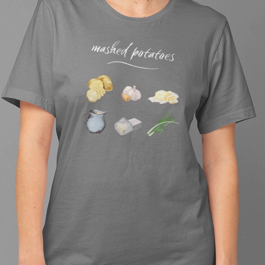 Thanksgiving Side T Shirt Mashed Potatoes Shirt Thanksgiving Ingredient ...