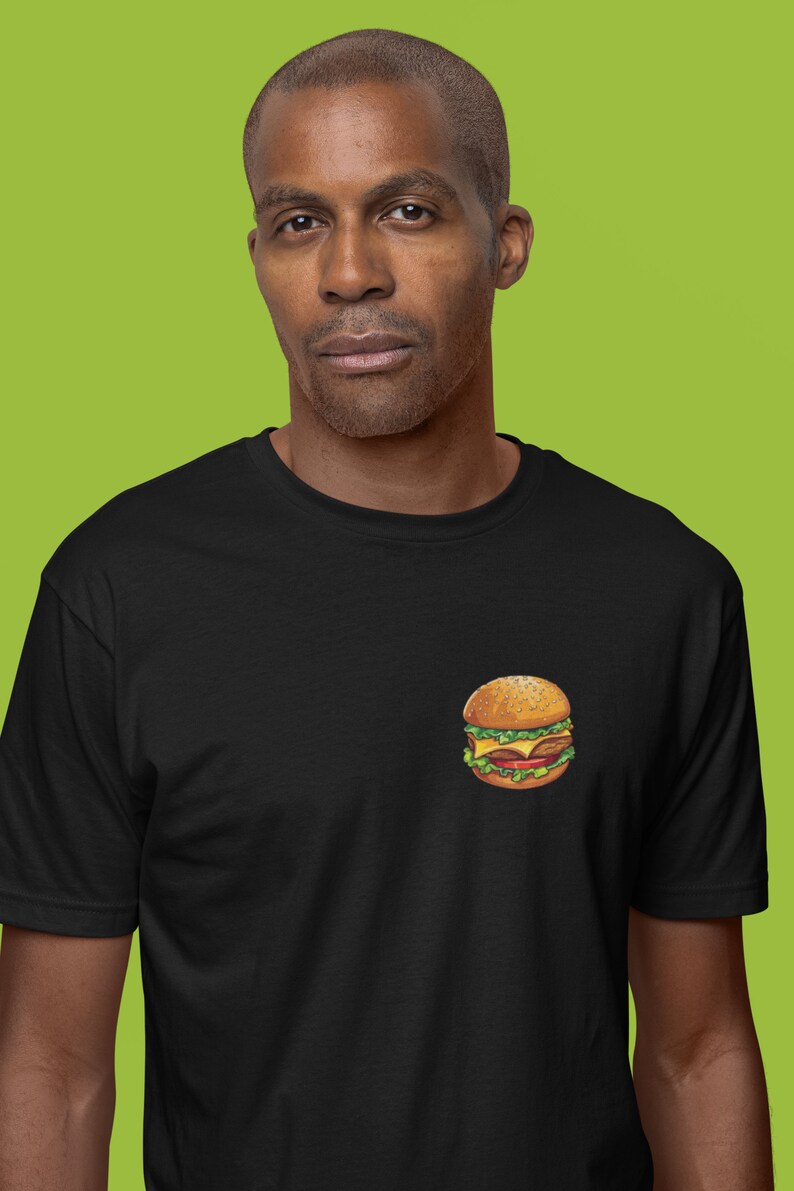 Cheeseburger Shirt for A Grill Master Burger Shirt Foodie Chef Shirt ...