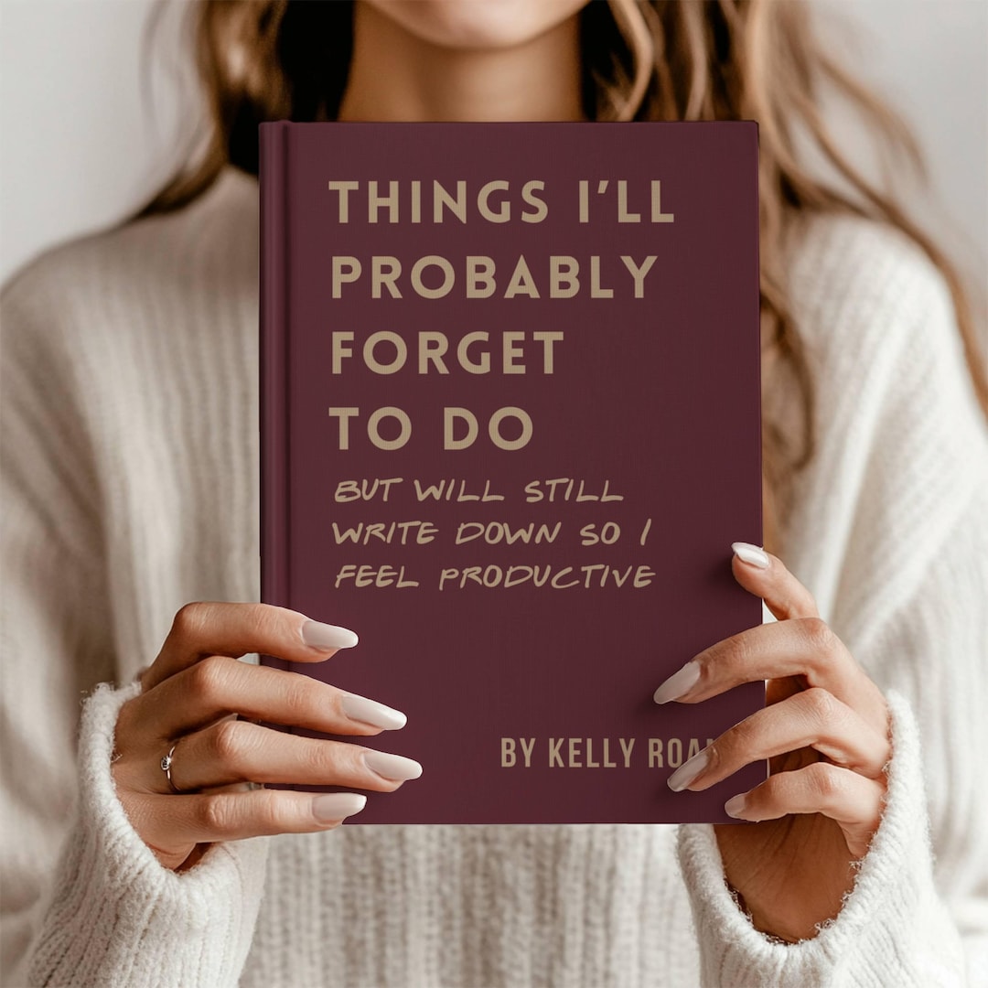 Funny Personalized Journal | Things I’ll Probably Forget to Do | ADHD ...