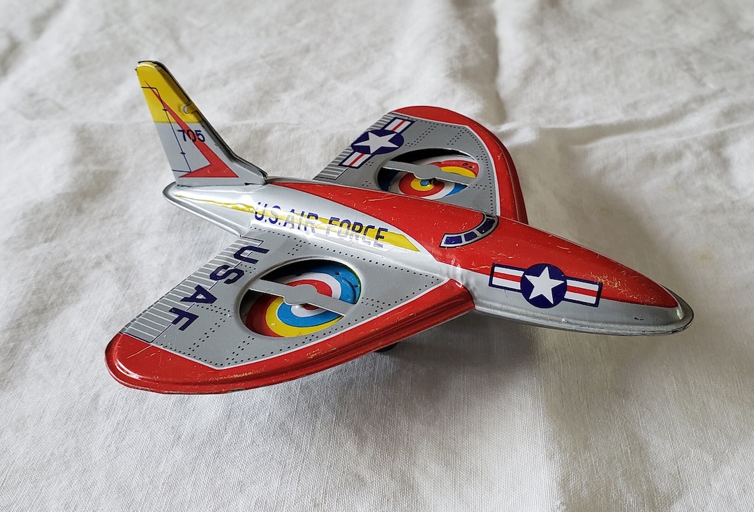 Vintage Saito S2 HB-2 USAF Tin Fighter Jet - Etsy